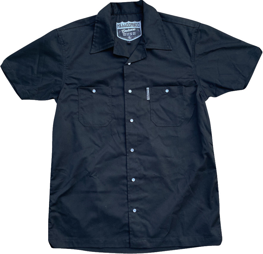 Deluxe Work Shirt Black – Helldorado Brand